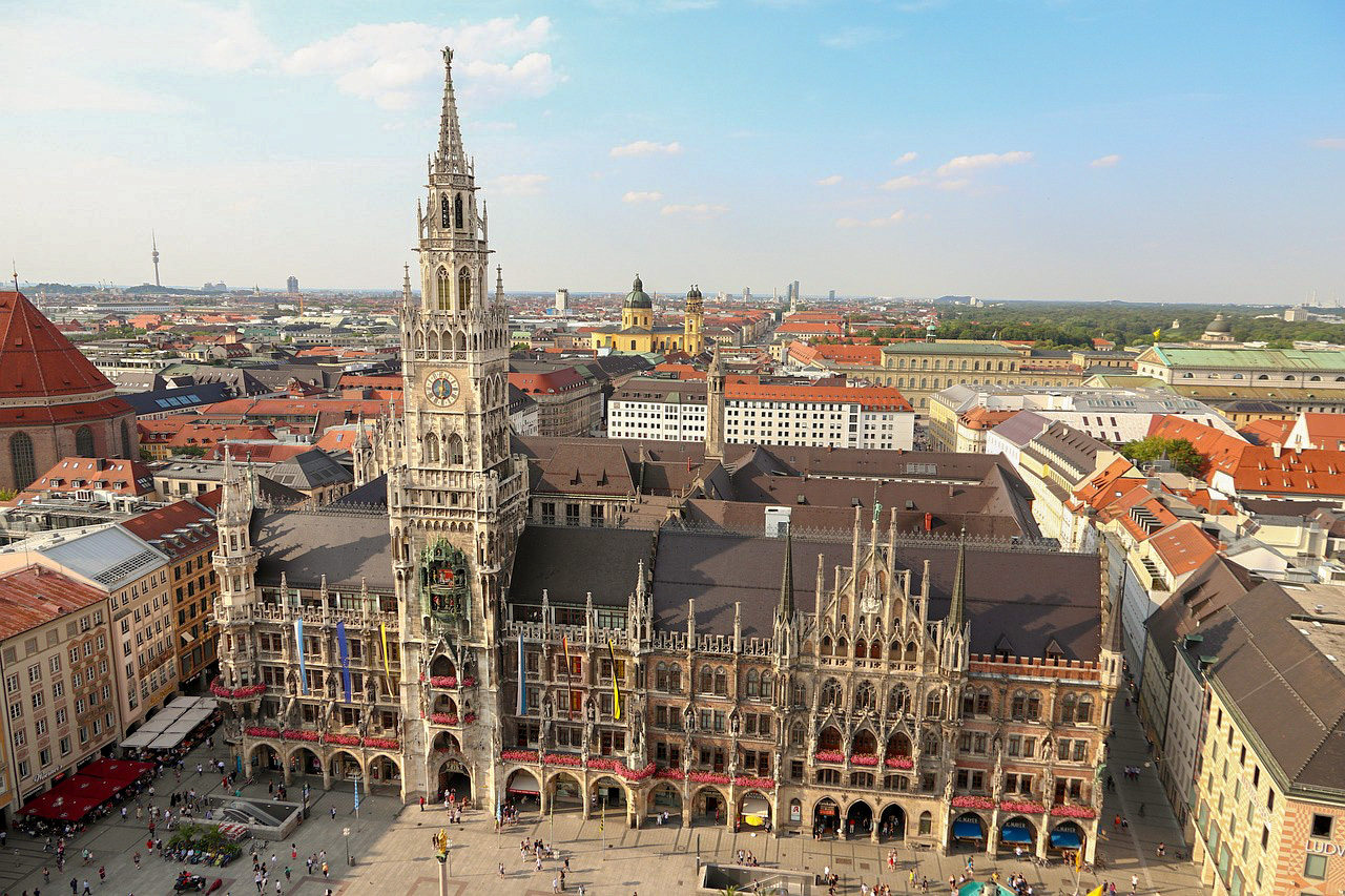 Visiter Munich en 1 jour - Circuit à pied avec carte itinéraire